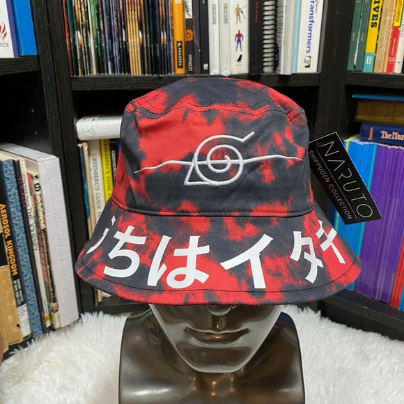 Naruto | Accessories | Naruto Shippuden Akatsuki Bucket Hat Anti Leaf ...
